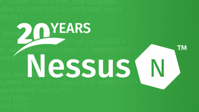 Nessus Turns 20! - Blog | Tenable®